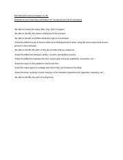 BIO 168 Lab Practical 2 Review Docx BIO 168 Lab Practical Chapters 6 7 8 Multiple Choice