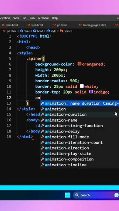 Css Animation Effect Tutorial Html Css Shorts Javascript Youtube