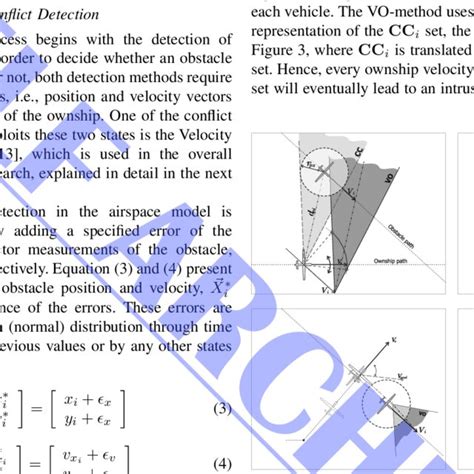 The Velocity Obstacle Method For Case Of Twodimensional Encounter Download Scientific Diagram