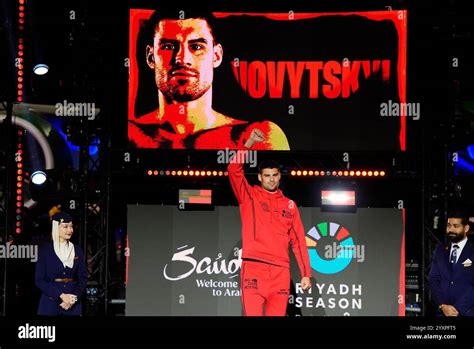 Andrii Novytskyi During The Grand Arrivals At The Blvd Runway Riyadh Tyson Fury And Oleksandr