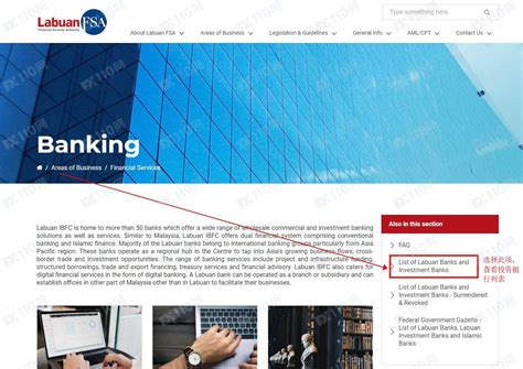 纳闽金融服务管理局labuan Fsa 外汇监管服务局