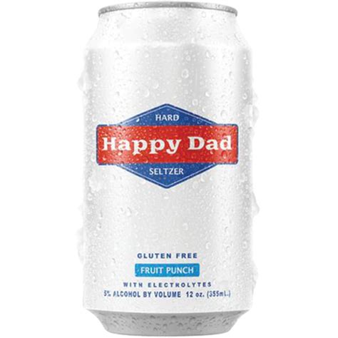 Happy Dad Hard Seltzer Fruit Punch 12 Pack Crown Wine And Spirits