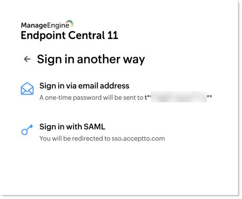Manageengine Endpoint Central Saml Integration
