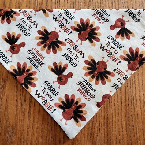 Thanksgiving Bandana Etsy