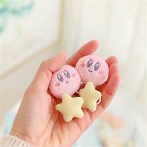 Kawaii Kirby Plush Toy Hair Clips Plushies Shop