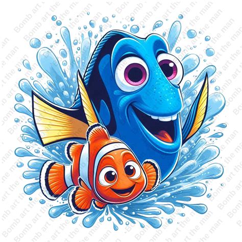 Finding Nemo Clipart Nemo And Dory Png Cute Nemo Design Instant