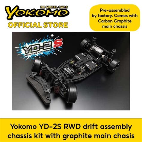 Yokomo Yd 2s Rwd Drift Assembly Chassis Kit For Remote Control Car Dp