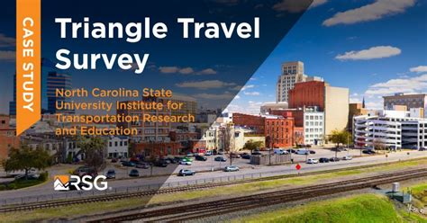 Leta Huntsinger Phd Pe On Linkedin Triangle Travel Survey Rsg