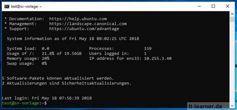 Im Windows Terminal Ssh Verbindung Erstellen It Learner
