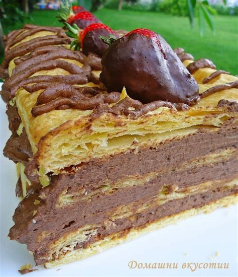 Шоколадова торта “Наполеон” Домашни Вкусотии Торт наполеон Торт