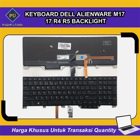 Jual Keyboard Dell Alienware M17 17 R4 R5 Backlight Shopee Indonesia