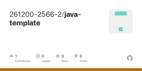 GitHub Java Template
