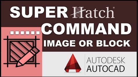 How To Use Superhatch Command In Autocad Youtube