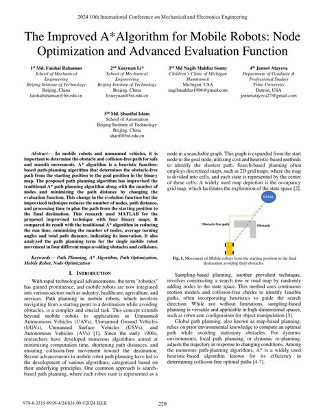 pdf the improved a algorithm for mobile robots node optimization and