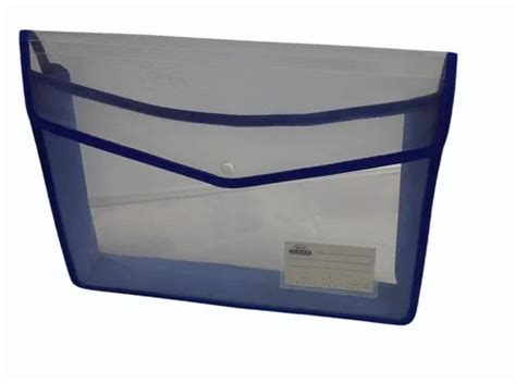 PP Button File Folder Blue A At Piece In New Delhi ID