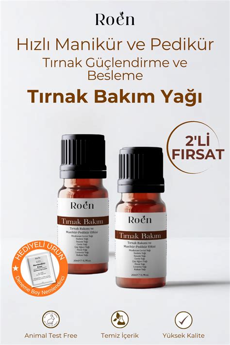 Tırnak Bakım Yağı Tırnak Eti Bakım Yağı Tırnak Güçlendirici Doğal Tırnak Bakım Yağı 40ml 20mlx2