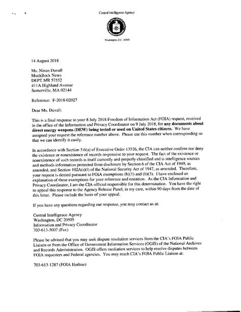 Foia Requests Targeted Individuals Data And Documents