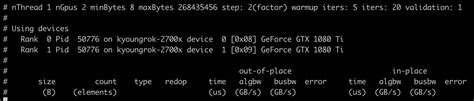 Stuck When Running MPI Test Issue 18 NVIDIA Nccl Tests GitHub
