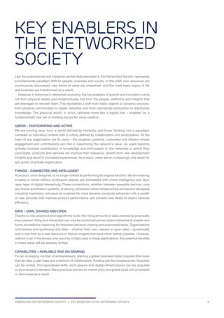White Paper Understanding The Networked Society New Logics For An
