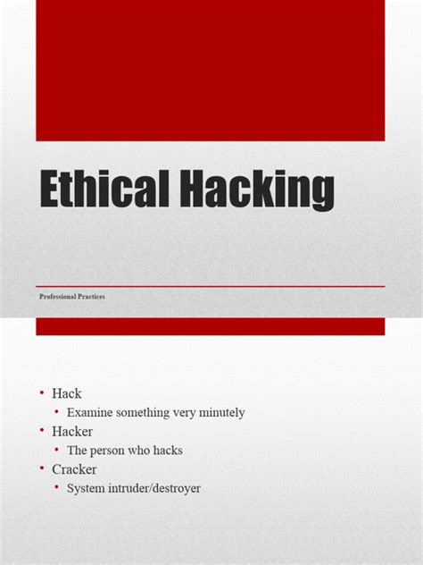 17 Ethical Hacking Hackers And Types Of Hackers Pdf Security Hacker