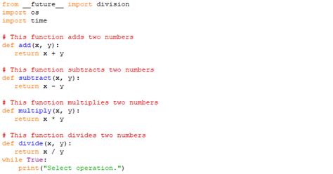 How To Create A Calculator Using Python 27x
