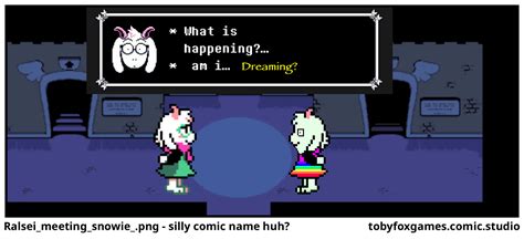 Ralseimeetingsnowiepng Silly Comic Name Huh Comic Studio