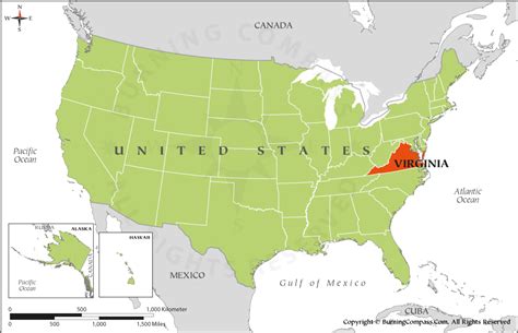Us Map State Of Virginia Virginia Map Maps For The Classroom