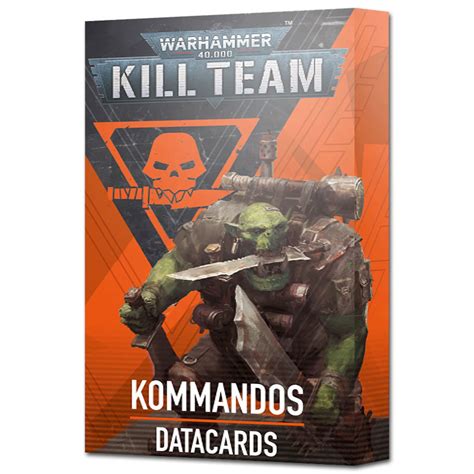 Warhammer 40000 Kill Team Kommandos Data Cards En Tabletop Games