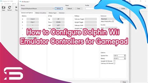 How To Set Up Dolphin Wii Emulator Controllers For Gamepad Youtube