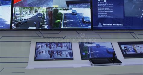 Wall In The Exhibition Hall With Cctv Cameras Stock Video Video Of Video Camera 294260771