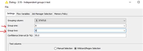 Independent T Test Node Knime Analytics Platform Knime Community Forum