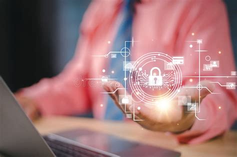 Cybersecurity And Privacy Concepts To Protect Data Lock Icon And