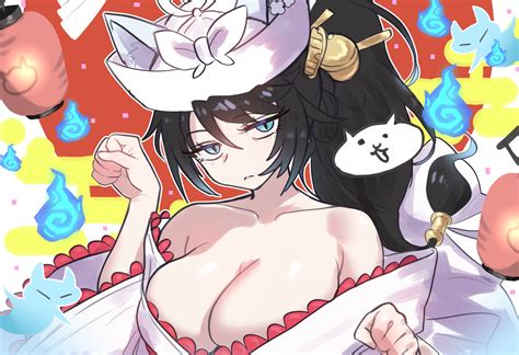 Cat And Mitama Nyanko Daisensou Drawn By Ebora Danbooru