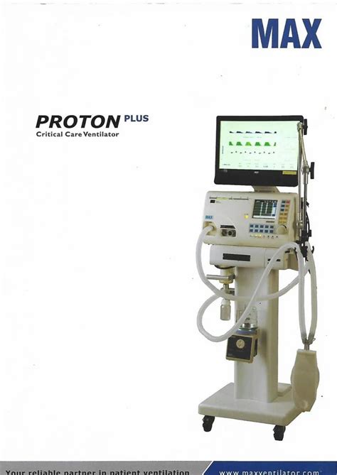Max Proton Plus Ventilator 20 3000cc At Rs 330000 Piece In Secunderabad Id 2850387818088