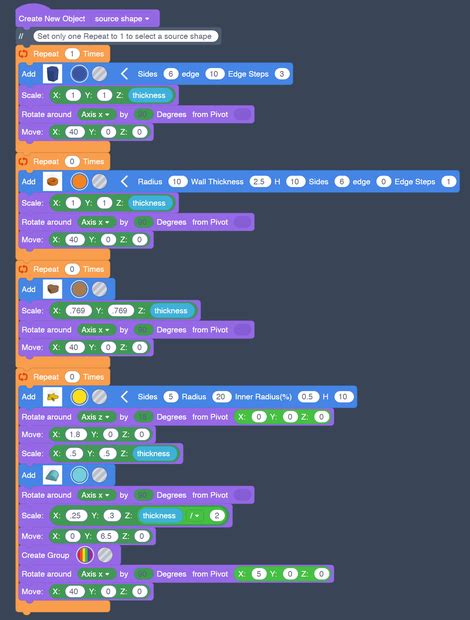 Ornament Generator With Tinkercad Codeblocks Tinkercad