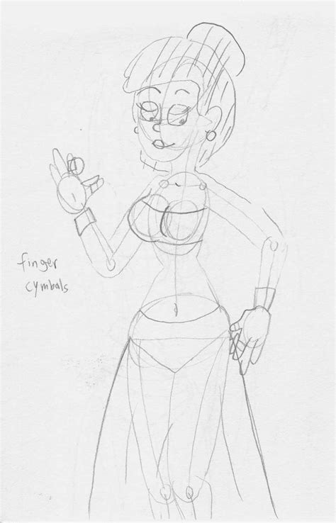 Belly Dancer Sketch 2 By Skyfirefox On Deviantart