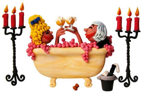 Couple Taking A Bath Stock Image Image Of Flower Cuisine 372191493