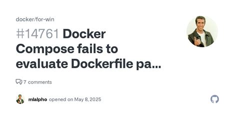Docker Compose Fails To Evaluate Dockerfile Path With Compose Bake True