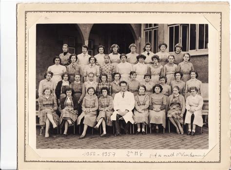 Photo De Classe 2 Mf De 1956 Lycée Anatole France Copains Davant