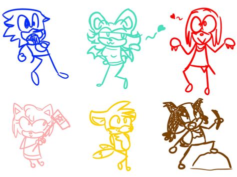 Sonic Doodle Dump By Marshmallowbiscuit On Deviantart