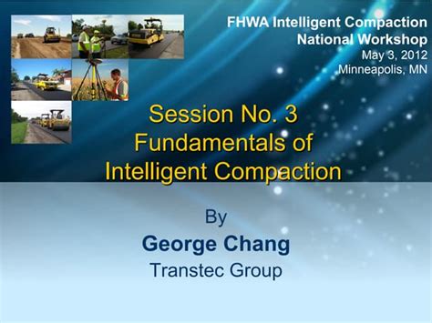 Fundamentals Of Intelligent Compaction Pdf