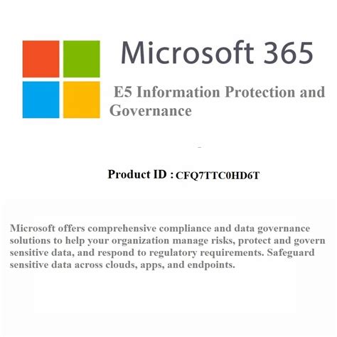 Microsoft 365 E5 Information Protection And Governance For 1 Year Subscription At ₹ 518 Month In