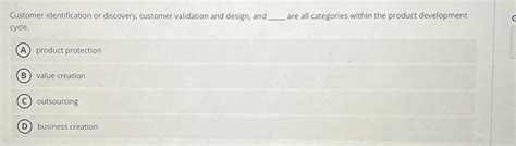 Solved Customer Identification Or Discovery Customer