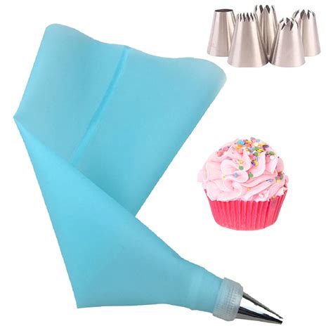 Набір для декорування випічки 6 насадок кондитерський мішок 430 8727309 фото відгуки