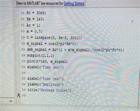 Solved Matlab Required I Need Help With Part C Ssb Part A