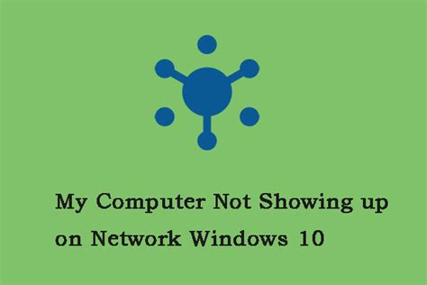 Fixed My Computer Not Showing Up On Network Windows 10