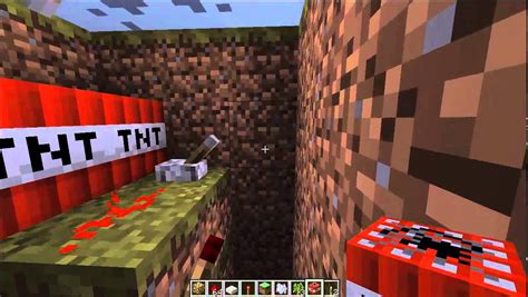 Tutorial Minecraft Trampa Redstone Arbol Explosivo Youtube
