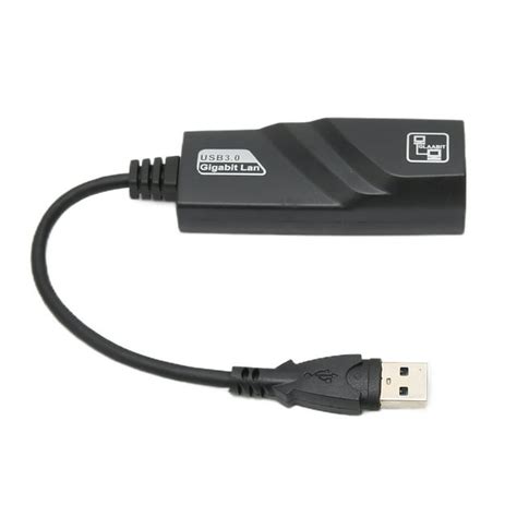 Gigabit Ethernet Adapter Usb3 0 To Rj45 Auto Mdix Full Duplex Half Duplex Wide Compatibility
