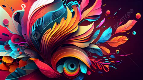 Colorful Abstract Background Color Colorful Multicolored Background Image And Wallpaper For