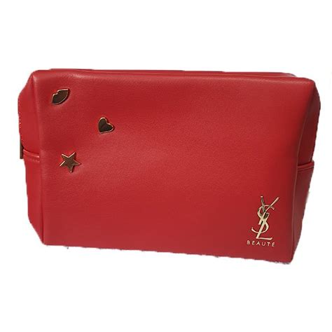 이브생로랑 레드 스터드 파우치 헬로마켓
